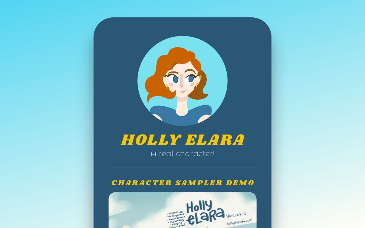 Holly Elara - Voice Actor and Singer
